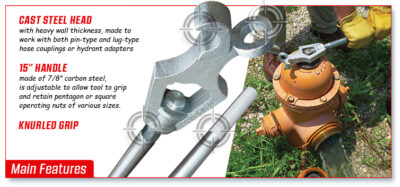 Adjustable Hydrant Wrench - Trumbull Manufacturing, Inc.