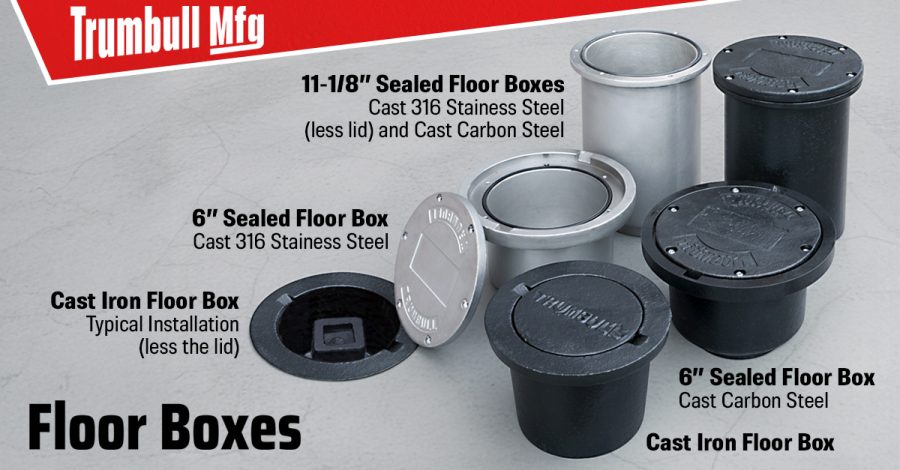 Cast Iron Floor Box - Trumbull Manufacturing