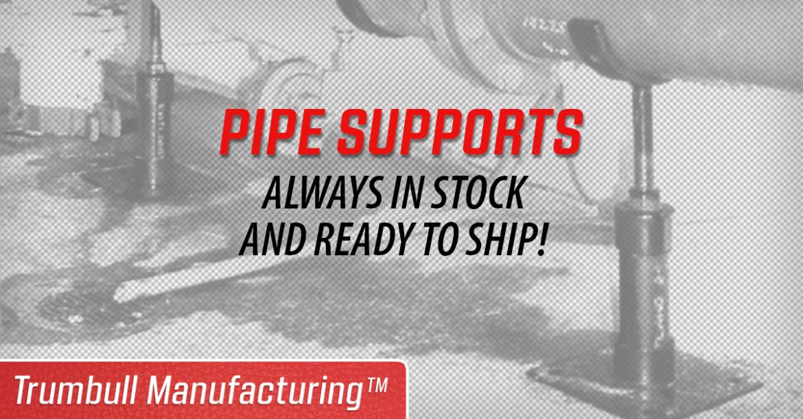 Adjustable Pipe Supports (Saddle Style) - Trumbull Manufacturing