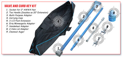 Valve & Curb Key Kit - Trumbull Manufacturing