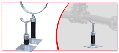 Adjustable Pipe Supports (Saddle Style) - Trumbull Manufacturing
